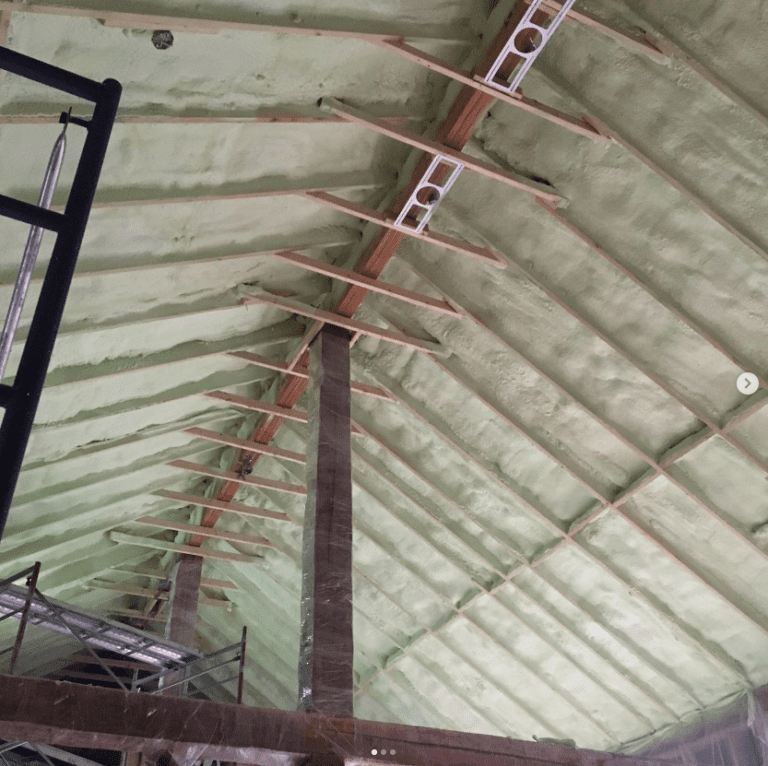 Vaulted Ceiling Insulation – Just Spray It